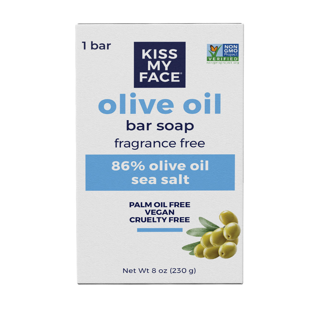 Pure Olive Oil Bar Soap - Fragrance Free – Kiss My Face