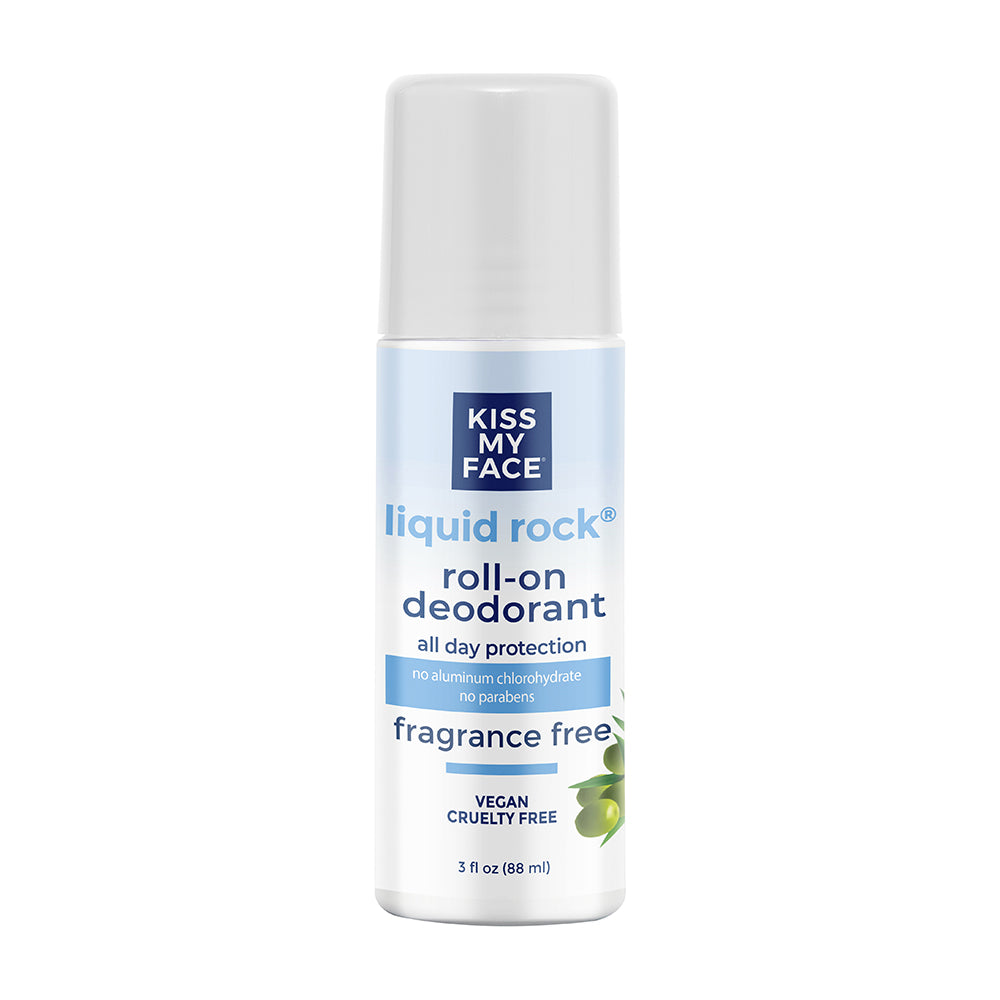Liquid Rock Roll On Fragrance Free Deodorant – Kiss My Face